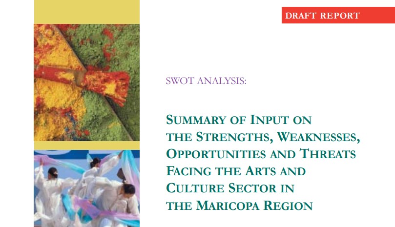 Maricopa Arts and Culture SWOT Analysis | Virginia Piper